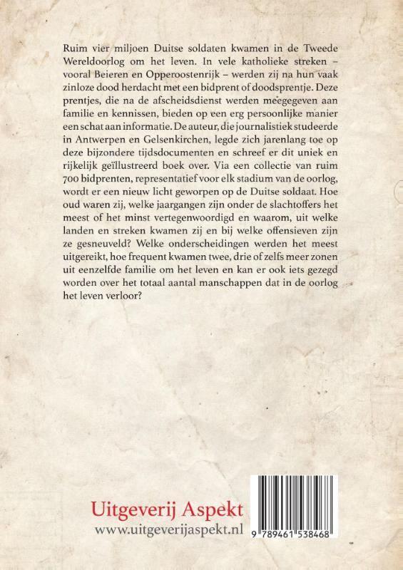 De Duitse soldaat in bidprenten uit de Tweede Wereldoorlog ...