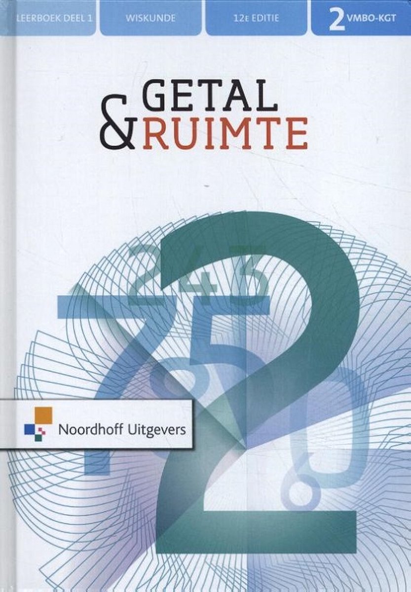 Getal & Ruimte 12e ed vmbo-kgt/th 2 rekenkatern | Tweedehands | Boekenbalie